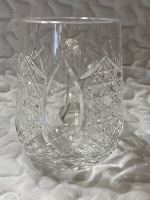 Waterford Crystal Dunmore 14oz Tankard Beer Mug Cut Glass Barware EUC ...