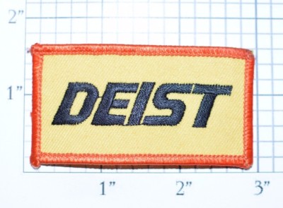 DEIST SAFETY Vintage Sew On Jacket Shirt Hat Firesuit Patch Drag Racing ...