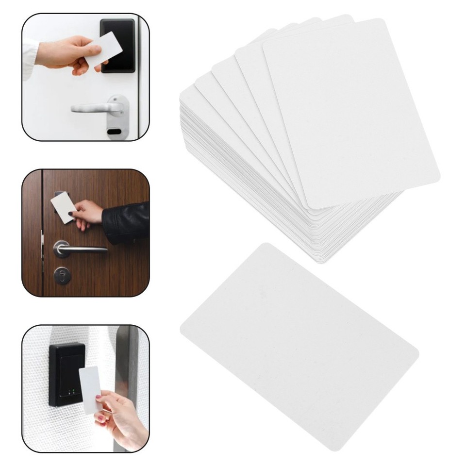 50pcs Printable Pvc Blank Cards Plastic Business Card Blanks Pvc Card ...