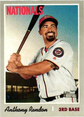 2019 Topps Heritage #328 Anthony Rendon | eBay
