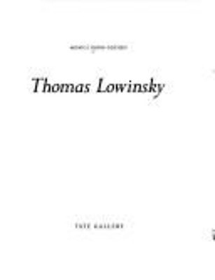 Thomas Lowinsky Paperback Monica Bohm-Duchen 9781854370402 | eBay