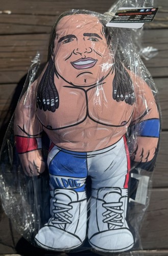 British Bulldog Wrestling Pillow Buddy Plush UK WWE WWF WCW HOF ...