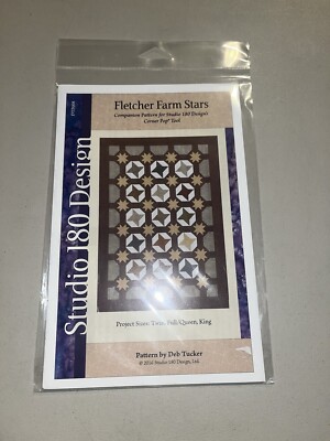 Studio 180 Design "Fletcher Farm Stars" Quilt Pattern | eBay