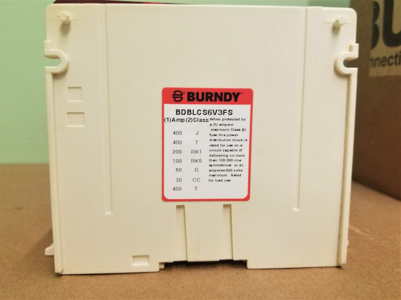 Burndy+-+BDBLCS6V3FS+-+Three+pole+Finger+Safe+2-2+500-500+-+%28Pack+of+ ...