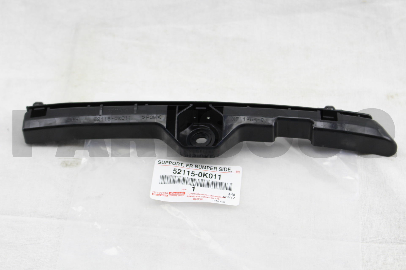 521150K011 Genuine Toyota SUPPORT, FRONT BUMPER SIDE, RH 52115-0K011 | eBay