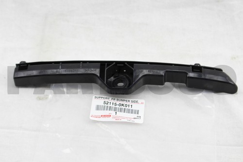 521150K011 Genuine Toyota SUPPORT, FRONT BUMPER SIDE, RH 52115-0K011 | eBay