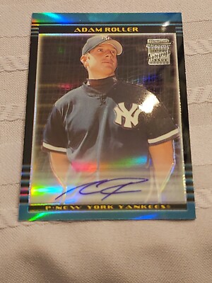 2002 Bowman Chrome Refractor Adam Roller #401 Rookie Auto RC | eBay