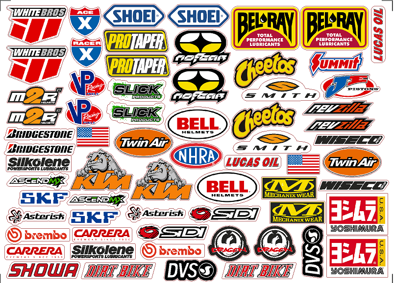 280 Racing Decals Stickers Drag Race Nascar High Quality Vinyl FREE ...