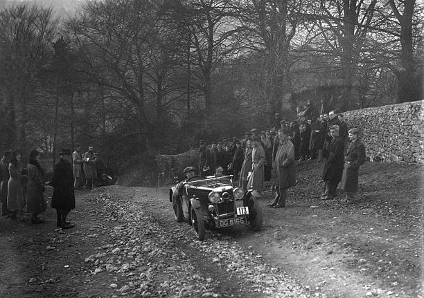 Mg J2 Midget Race Car Of Wh Haden 1934 Morris Garage Old Large Photo | eBay