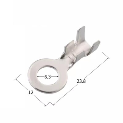 100pcs 6mm battery terminal block Circular grounding plate 3AWG DJ431 ...