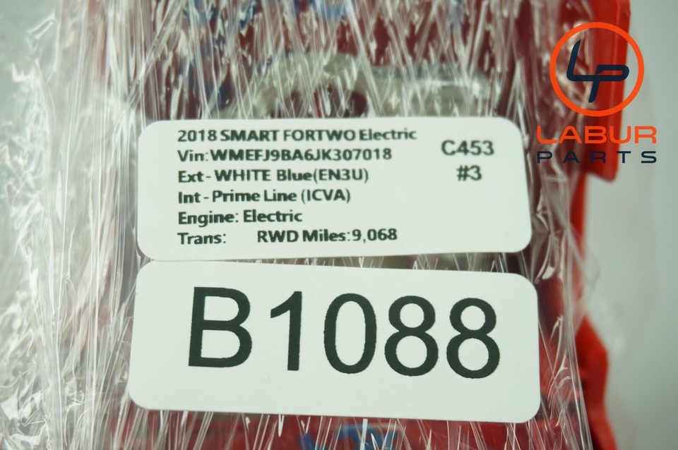 C453 16-18 Smart Fortwo Positive & Negative Battery Cable Terminal ...