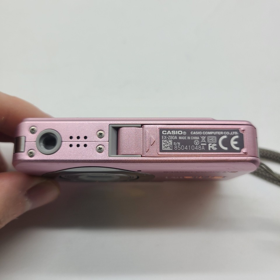Casio Exilim EX-Z80 Digital Camera Pink with Battery Charger Tested ...