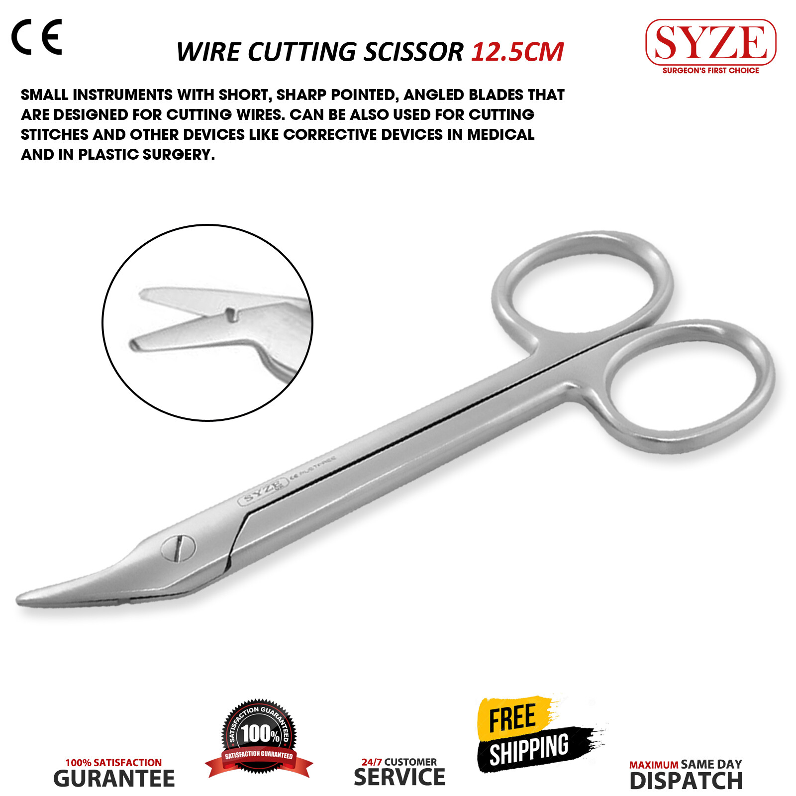 Dental Surgical Scissors Tissue Dissecting Micro Suture Dissecting ...