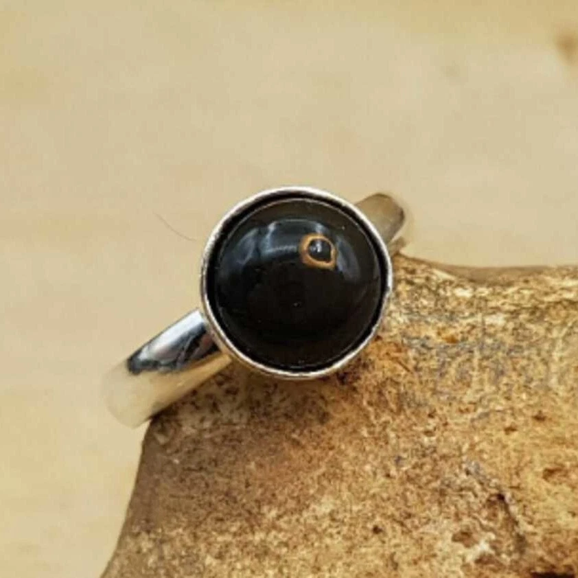 Rainbow Obsidian Ring