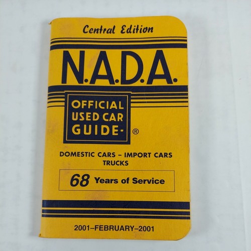 NADA Official Used Car Guide Central Edition Feb 2001 | eBay