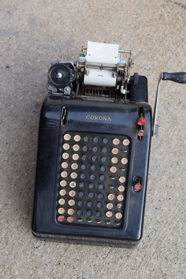 Cash Register, Adding Machines - Crank Adding Machine