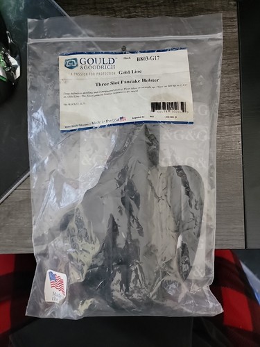 Gould Goodrich B803-G17 Three Slot Pancake Holster Fits Glock 17 22 31 ...