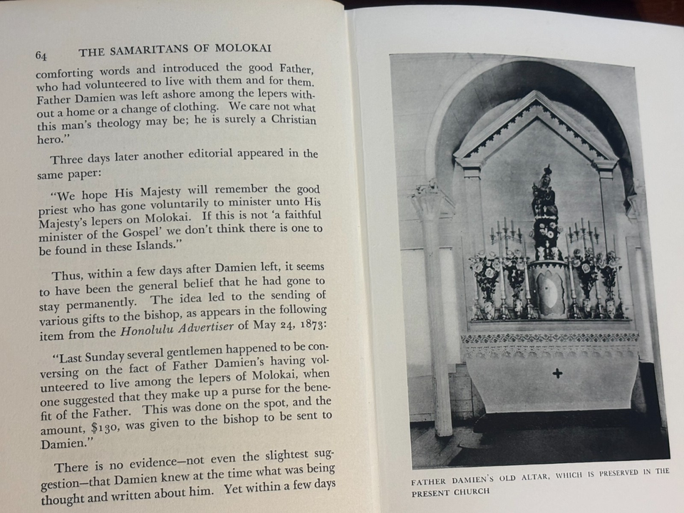 1932 The Samaritans of Molokai Book by Charles Dutton - Father Damien ...