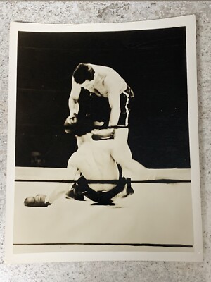 Stunningly Clean Original Joe Louis Vs. James Braddock Vintage Boxing ...