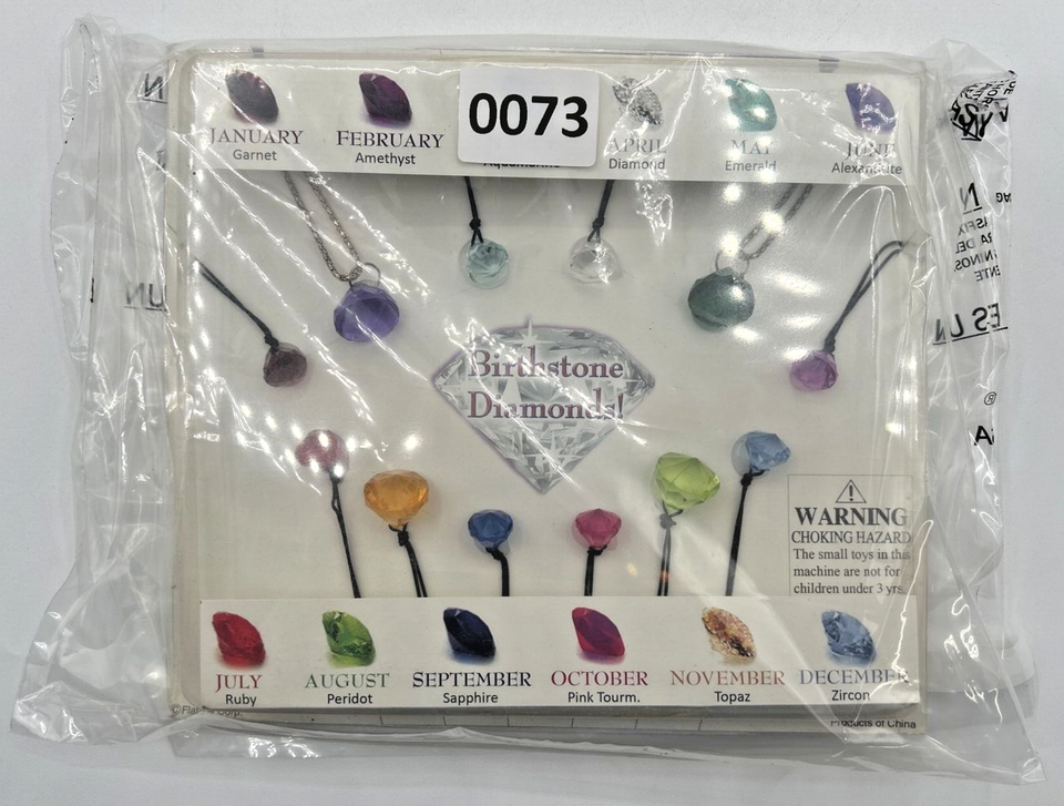 Vintage Vending Display Board Birthstone Diamonds 0073 | eBay