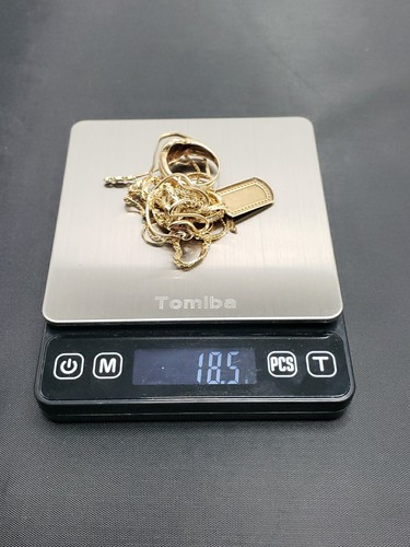 SCRAP GOLD LOT / 8.7 Grams of 14k and 9.8 Grams Of 10k Gold Total 18.5 ...
