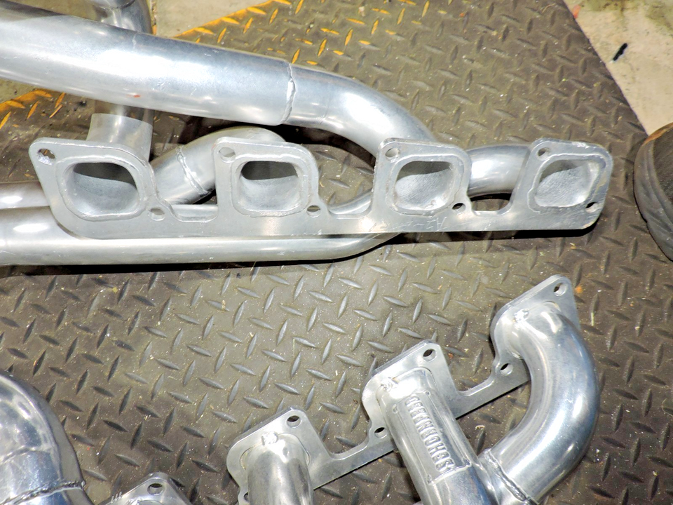 NEW Schoenfeld FORD C3/D3 Tri-Y crossover headers & exhaust coated NICE ...