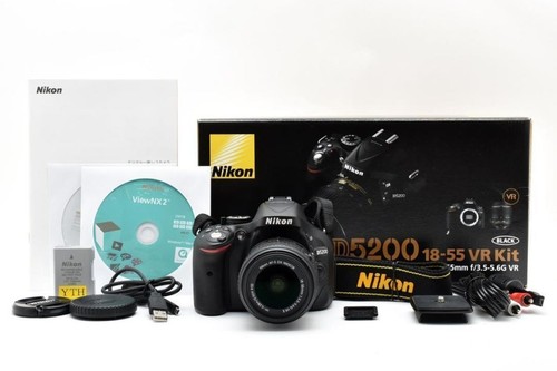 Nikon D5200 DSLR Camera Kit with 18-55mm Lens, 24.1MP, Video, Used ...