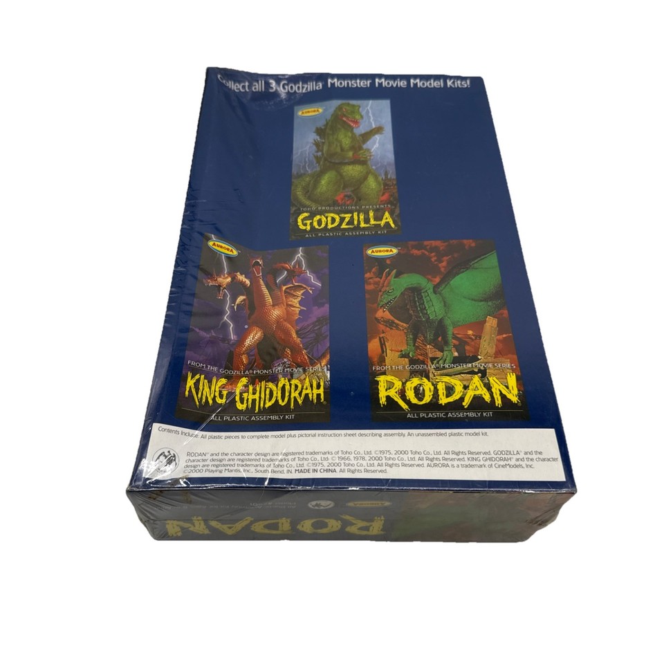 2000 Aurora 1:800 Rodan Japanese Flying Monster Model #6801 ~ New ...