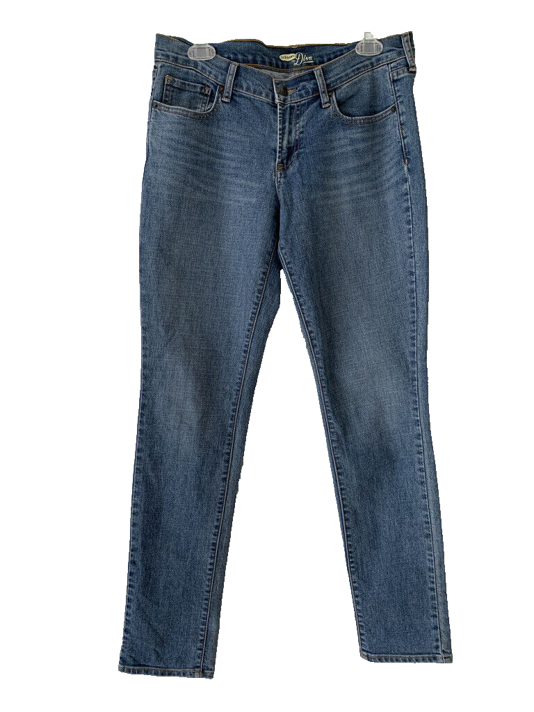 Old Navy Women's The Diva Straight Leg Blue Jeans SZ 8 Regular | eBay