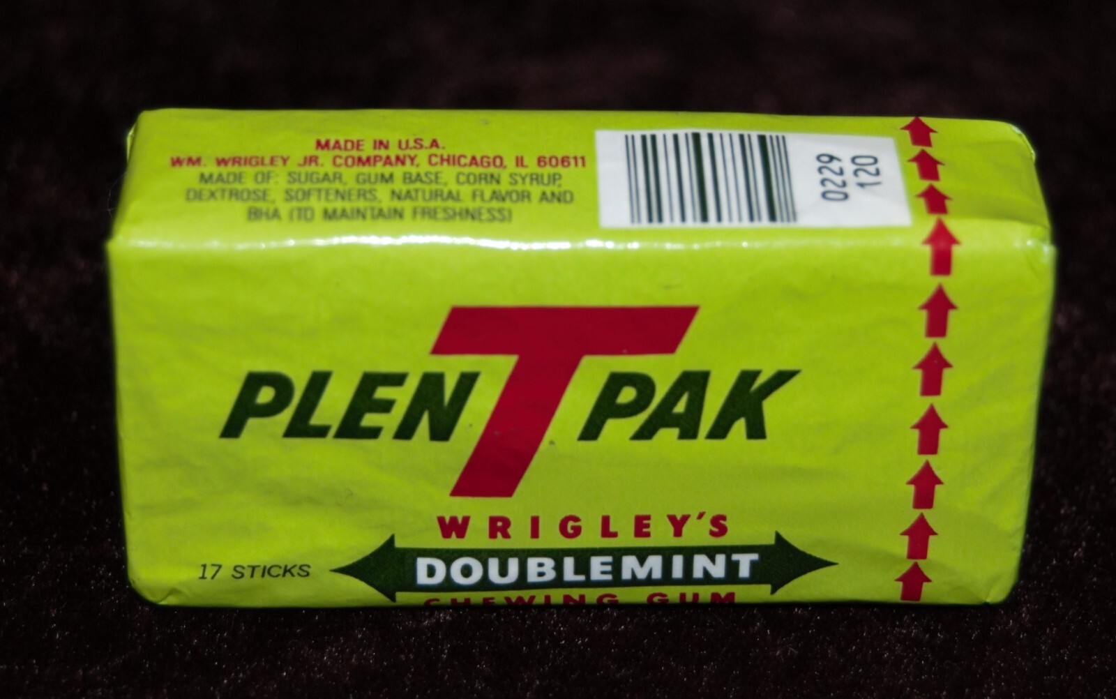 Vintage Wrigley's Doublemint Gum PlenTPak 17 Sticks 1980s SEALED ...