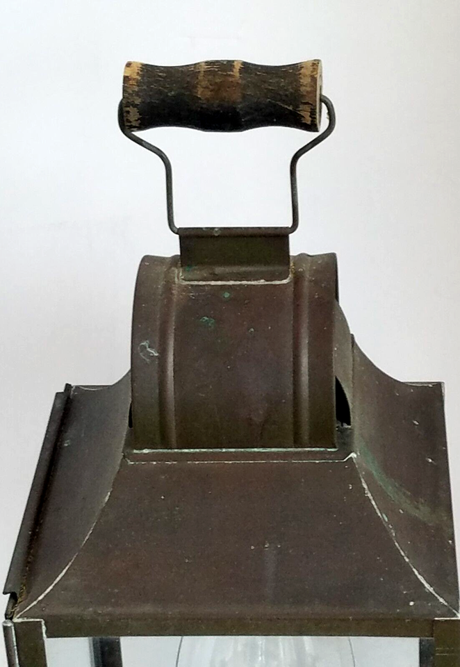 FANTASTIC EARLY 19th c PRIMITIVE BRASS FLUID LANTERN AMERICAN AAFA | eBay