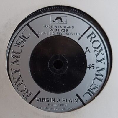 (21) Roxy Music - Virginia Plain 7" | eBay UK