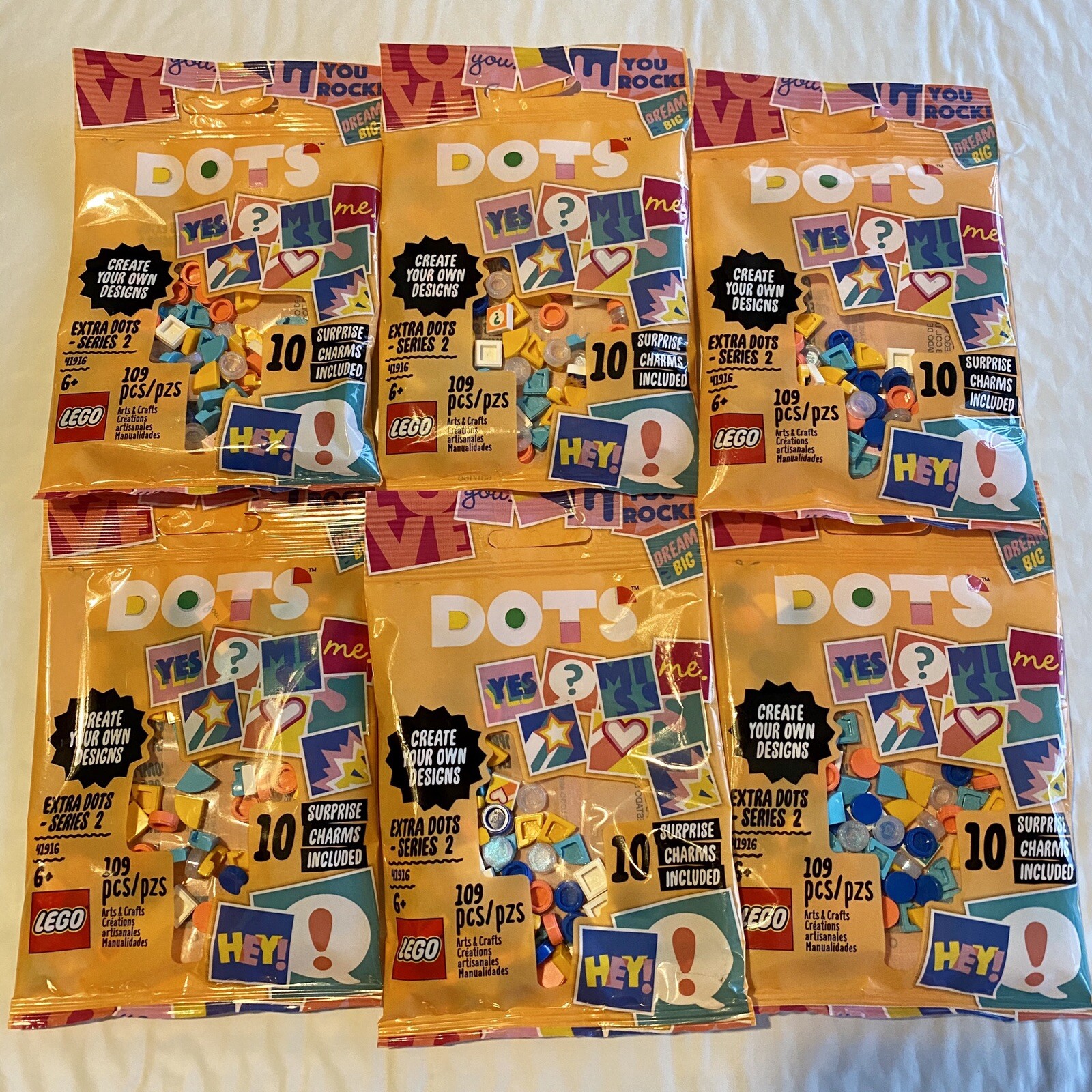 Lego Dots Extra Dots Series 2 41916 Lot Of 6 New | eBay