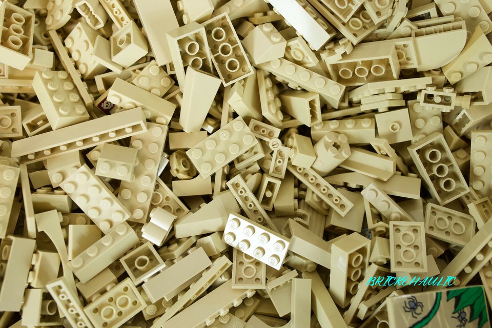 Lego Tan Color Sorted Bricks Pieces Plates Parts Bulk Assorted Lot | eBay