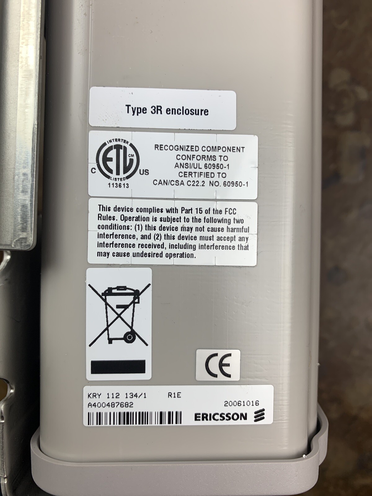 NOS ERICSSON KRY 112 134/1 KRY112134 ANTENNA SYSTEM CONTROL R1E S4 ...