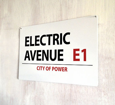 Electric Avenue London Street sign A4 metal plaque | eBay Australia