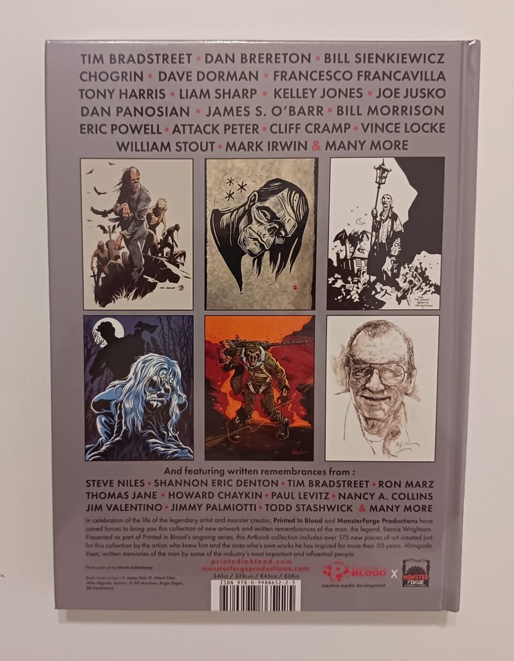 BERNIE WRIGHTSON ARTBOOK A TRIBUTE HARDCOVER BOOK NEW SEALED ...