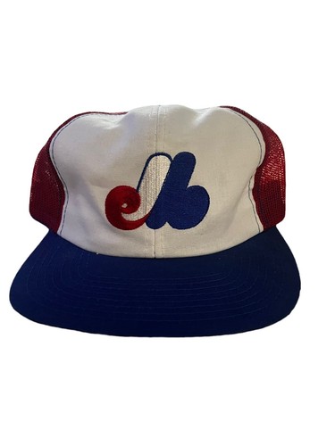 Montreal Expos Vintage 80's Universal Multi Color Snapback Cap Hat | eBay