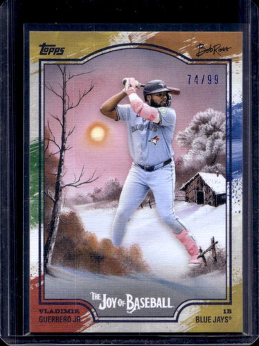 2025 Topps Bob Ross Joy of Baseball Vladimir Guerrero Jr. Paint ...