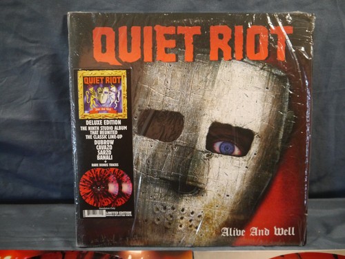 QUIET RIOT - ALIVE AND WELL 2 VINYL LP 2022 (RED/BLACK SPLATTER) 3 ...