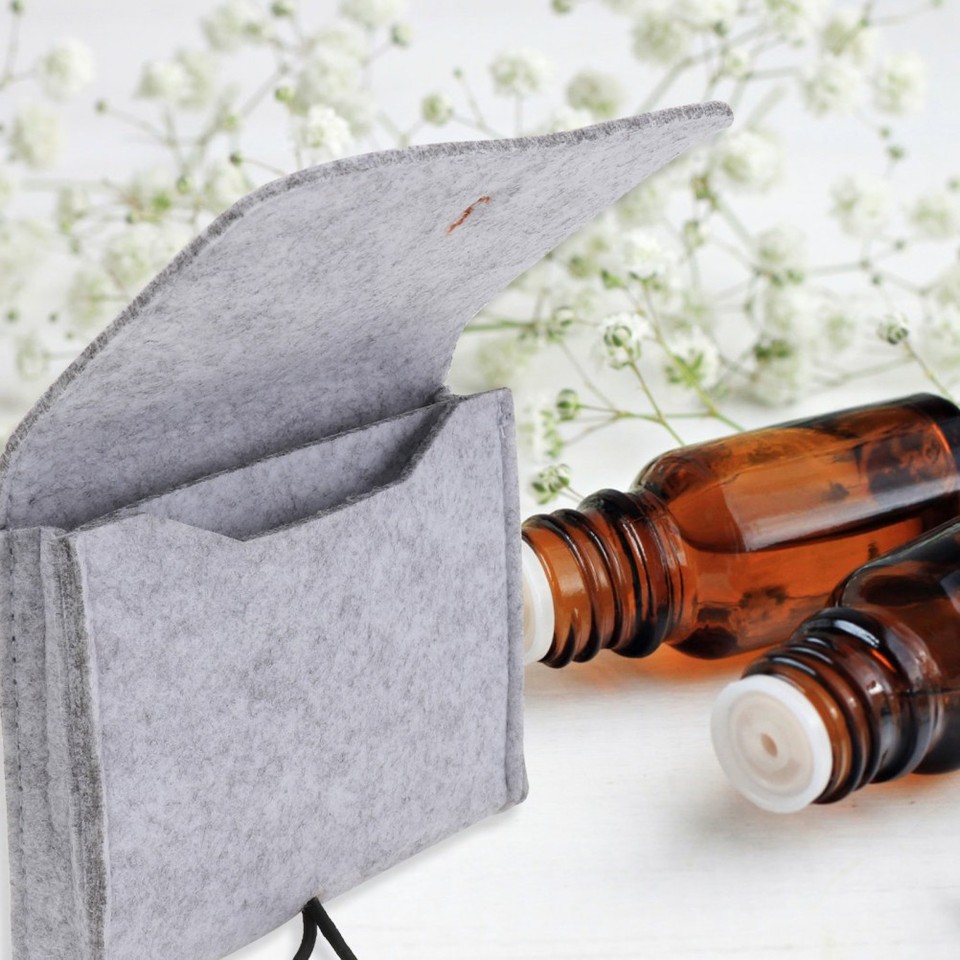 2PCS Essential Oil Storage Bag Six Bottles Essential Oil Small Travel ...