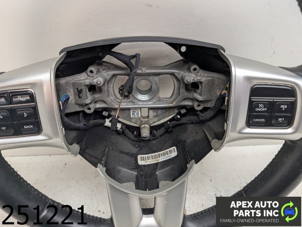 OEM 2013 Dodge Durango 3.6L Black Leather Driver Steering Wheel ...