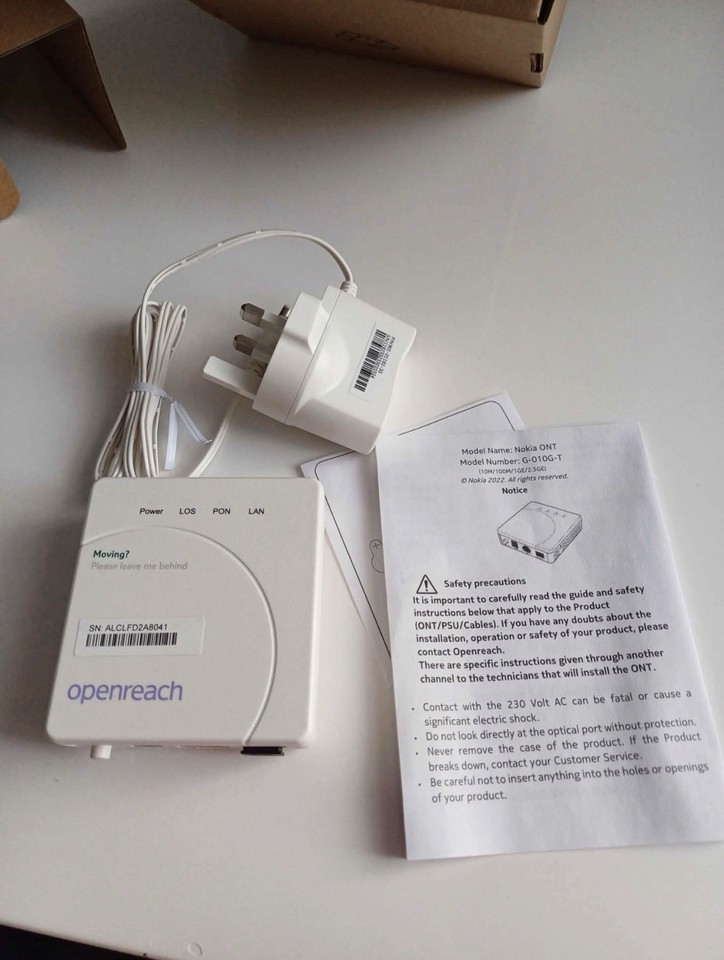 2026 Openreach Nokia 1GB Fibre ONT - NEW | eBay UK