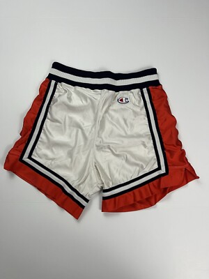 Vintage 80s Champion Shorts Orange USA Navy Blue EUC Orange Size32 ...