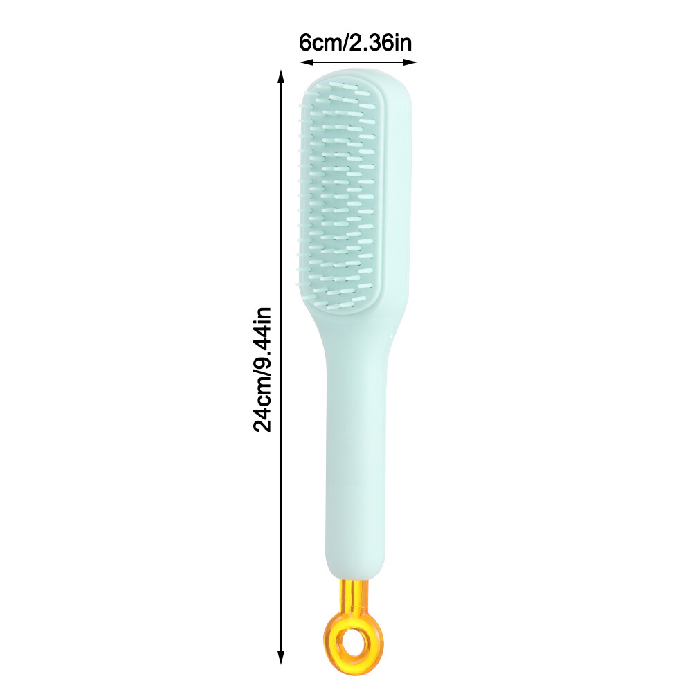 Self Cleaning Magic Retractable Comb ABS Hairdressing Hair Comb | eBay ...