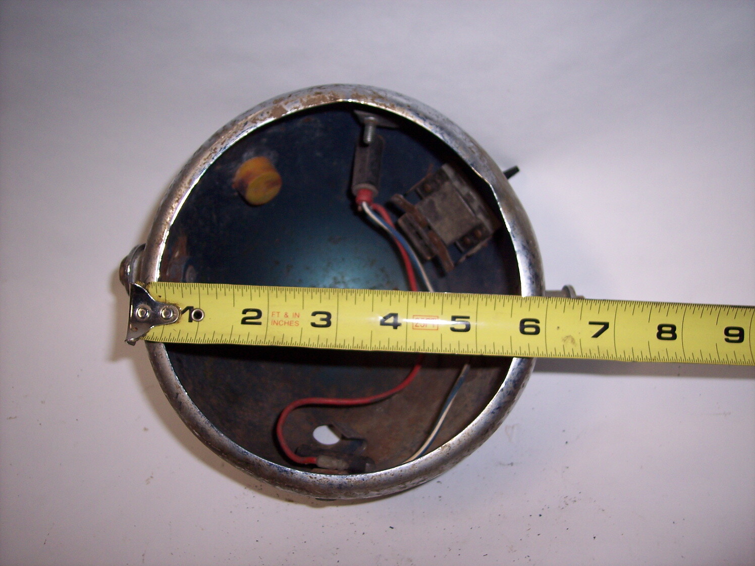 VINTAGE MX LUCAS MCH66 HEADLIGHT HEADLAMP 250 350 441 500 BSA B50 ...