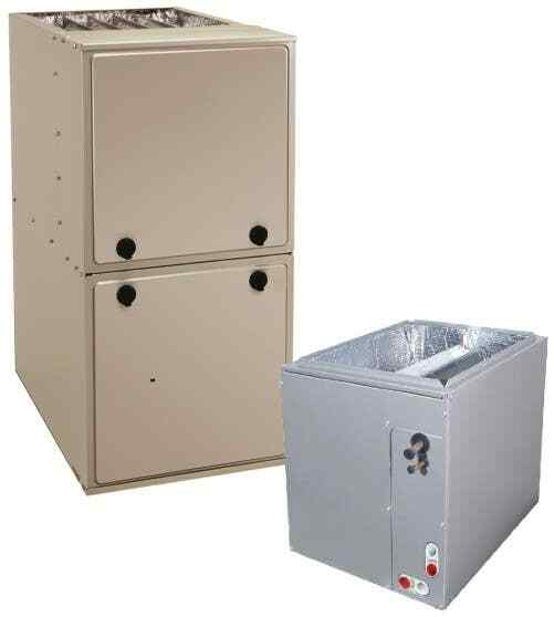 ACiQ 2.5 Ton 80,000 BTU 92% AFUE Gas Furnace & 3.5 Ton Coil System ...