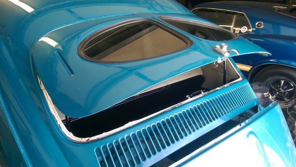 1965 - 1971 VW Beetle and 1971 VW Super Beetle Rear Split Look Window ...