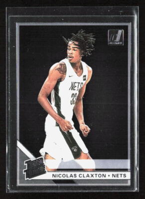 2019-20 Clearly Donruss Nicolas Claxton #79 RC Brooklyn Nets | eBay