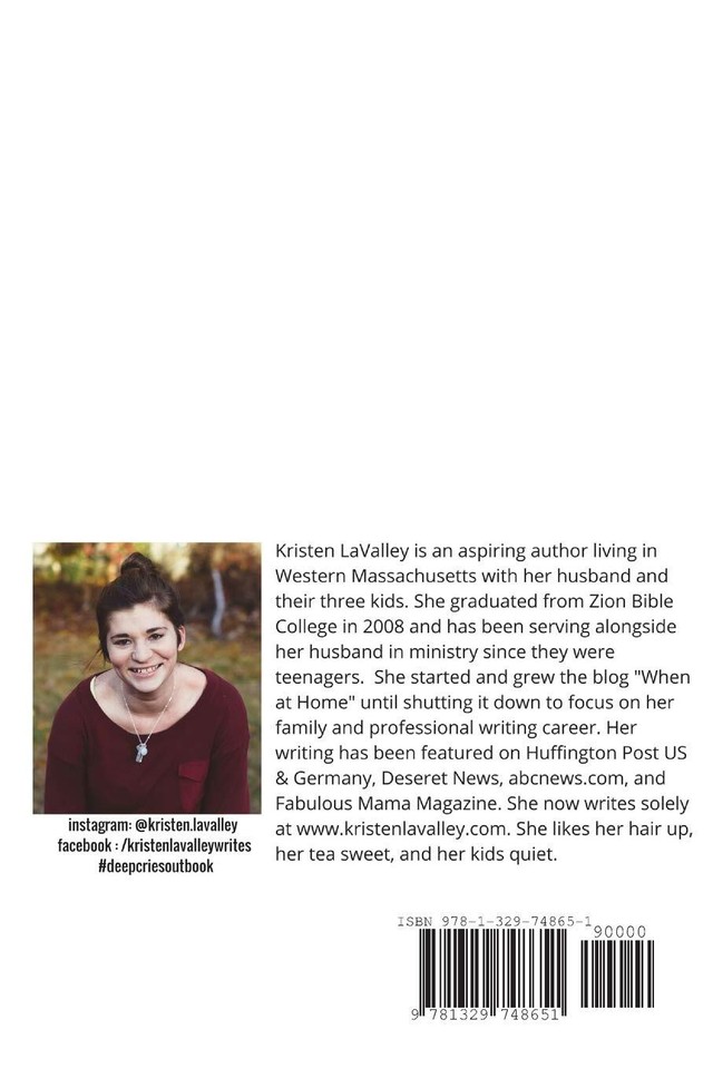 Kristen LaValley Deep Cries Out (Paperback) (UK IMPORT) 9781329748651 | eBay